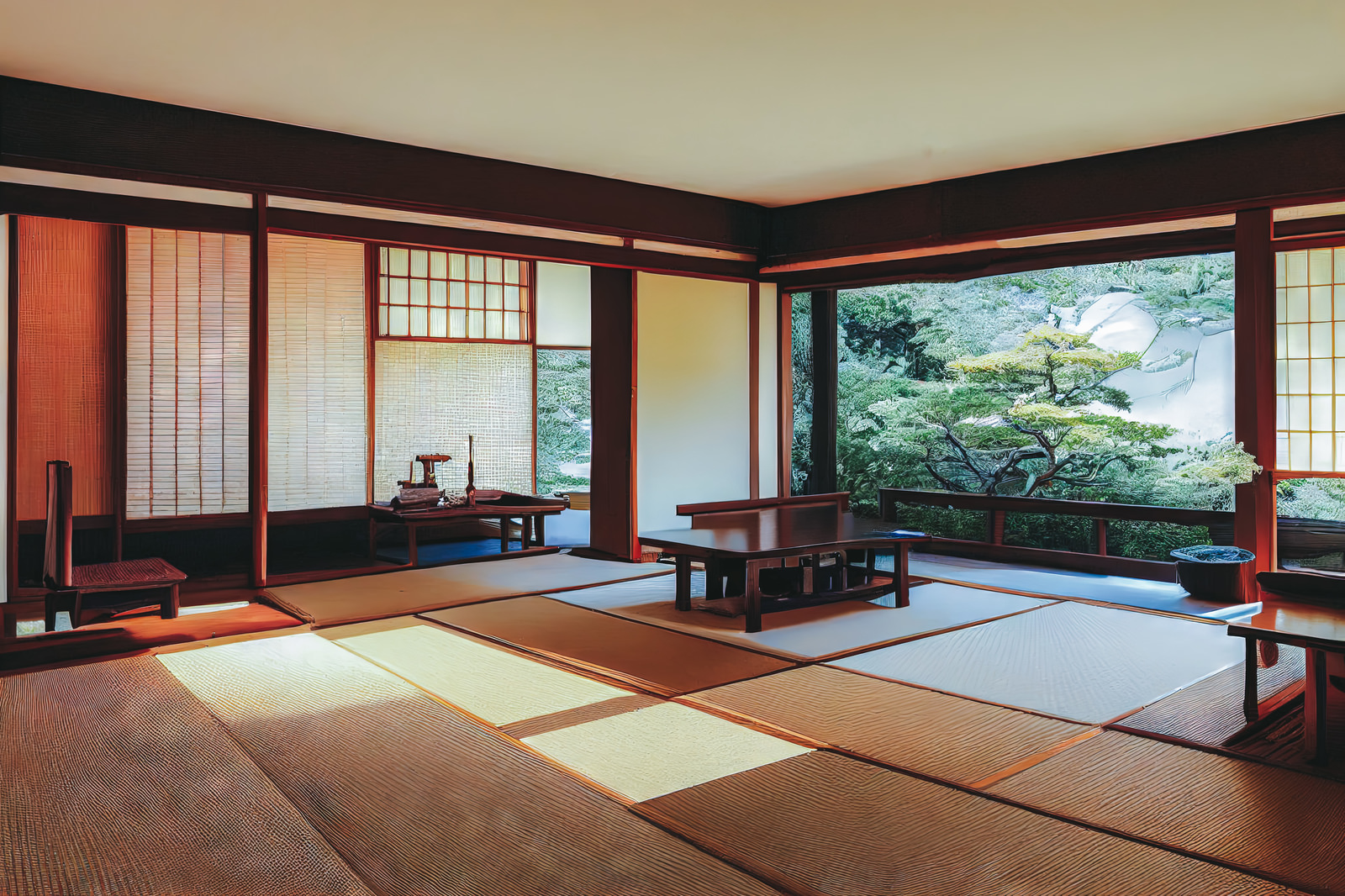 広い畳のある和室の無料AI画像素材 - ID.83536｜ぱくたそ